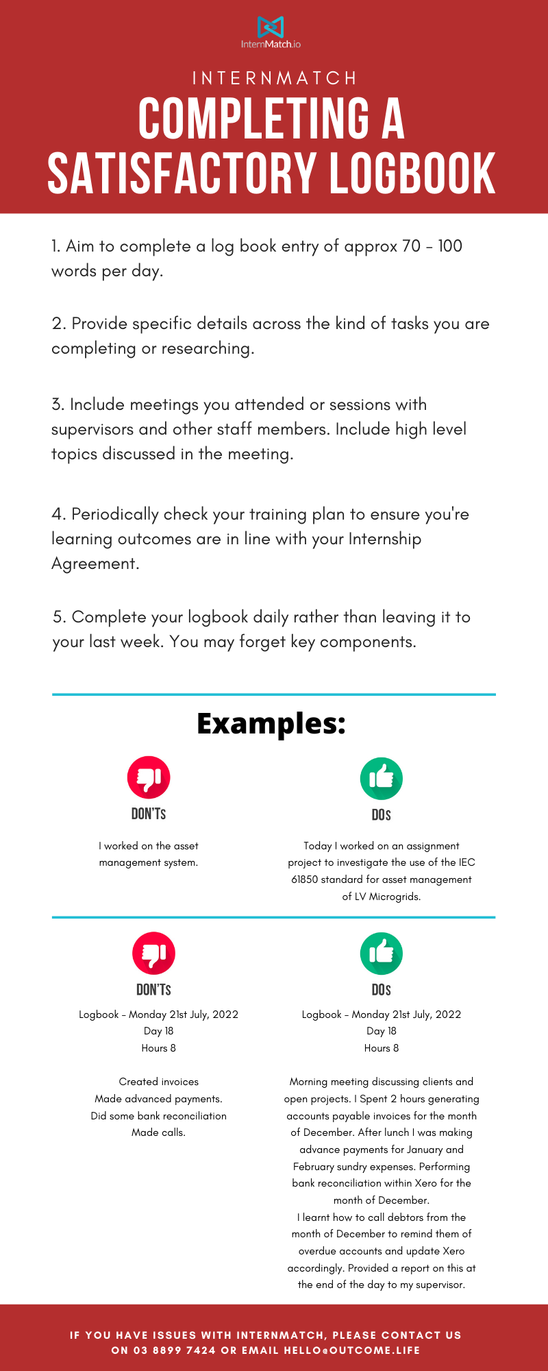 How to Complete your Internship Logbook | Outcome.Life